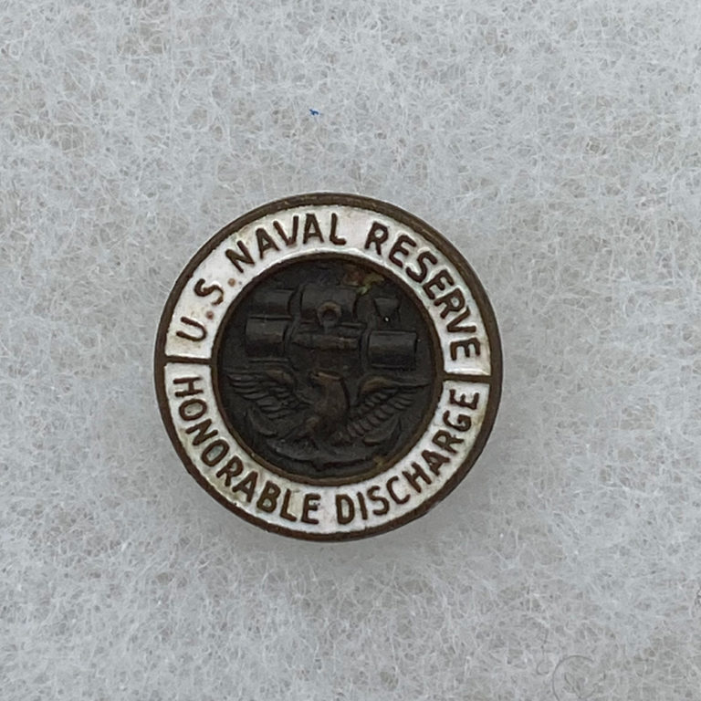 US Naval Reserve Honorable Discharge Lapel Pin – Fitzkee Militaria ...