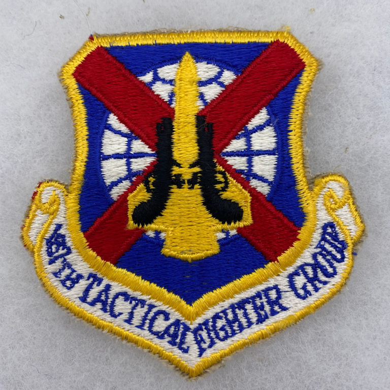 USAF 187th Tactical Fighter Group Patch 3 Inch – Fitzkee Militaria ...