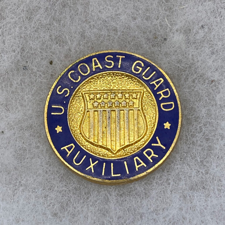 US Coast Guard Auxiliary Hat Badge Gesmco 1 3/8 Inch – Fitzkee ...