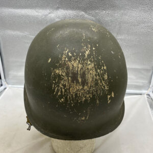 WW2 US M1 Helmet Fixed Bail Ex Whitewash – Fitzkee Militaria Collectibles