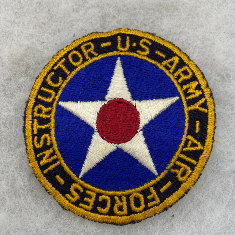 WW2 US Army Air Forces Instructor Patch – Fitzkee Militaria Collectibles
