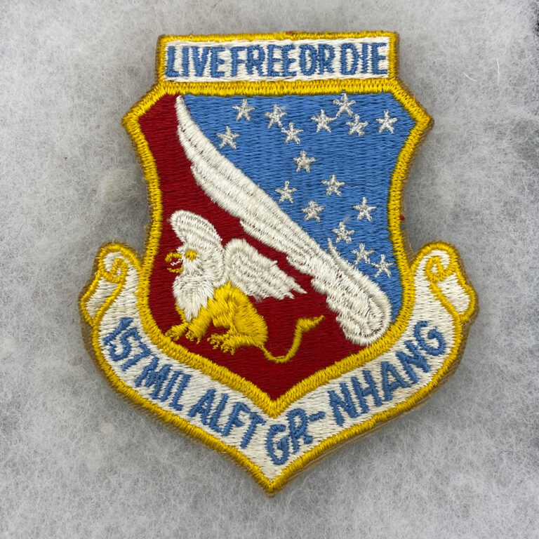 USAF 157th Military Airlift Group Patch New Hampshire ANG Patch 4 1/2 ...