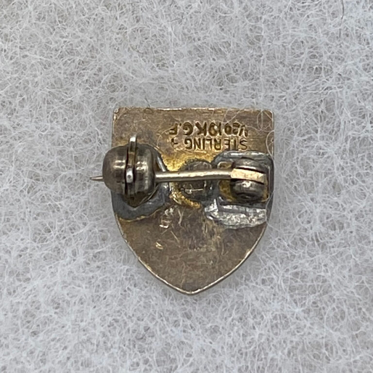 Rare WW2 US 3133rd Signal Service Company DUI Sterling Pinback ...