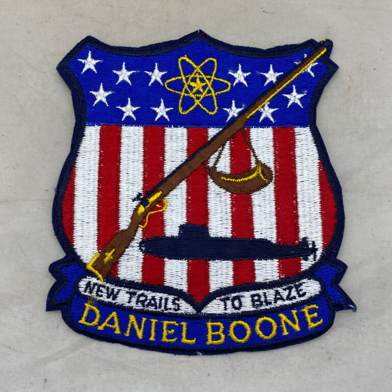 USS Daniel Boone SSBN-629 Patch 5 1/2 Inch – Fitzkee Militaria Collectibles