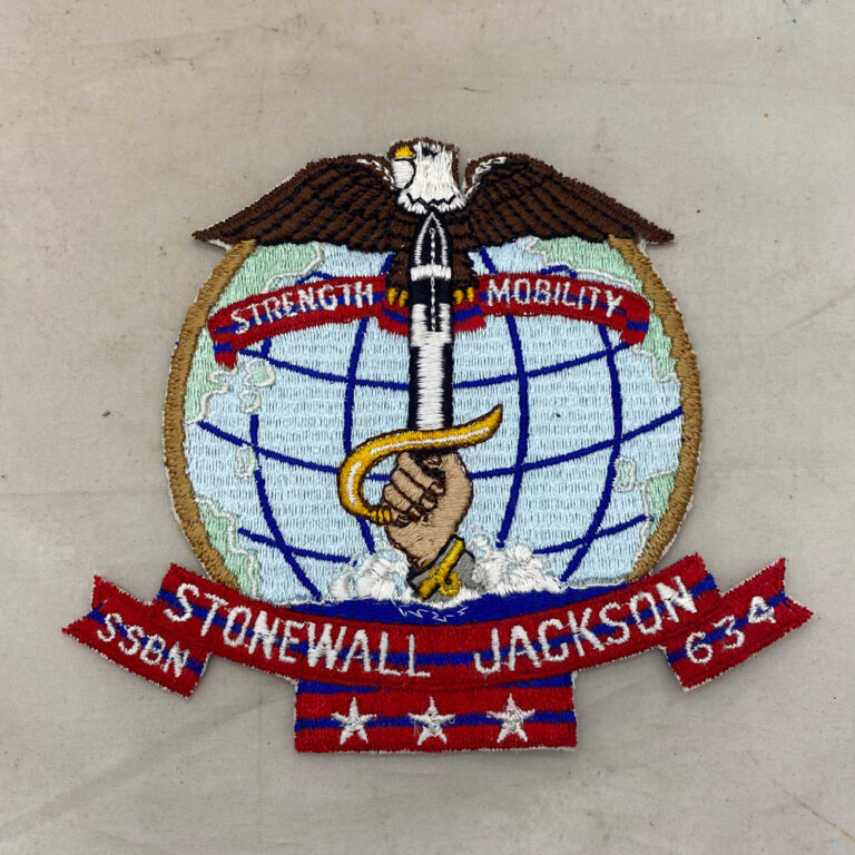 USS Stonewall Jackson SSBN 634 Patch – Fitzkee Militaria Collectibles