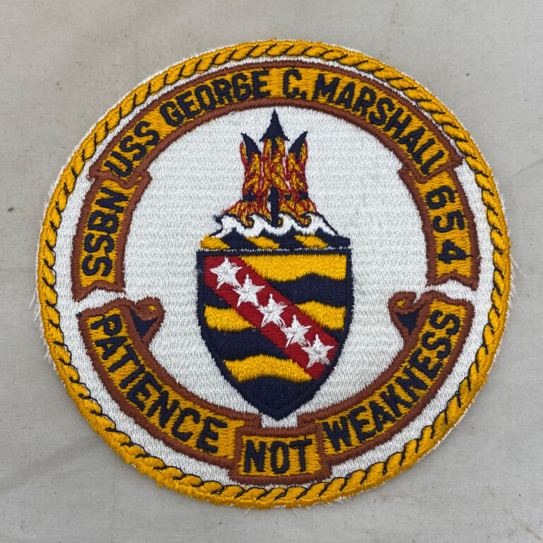 USS George C. Marshall SSBN 654 Patch – Fitzkee Militaria Collectibles