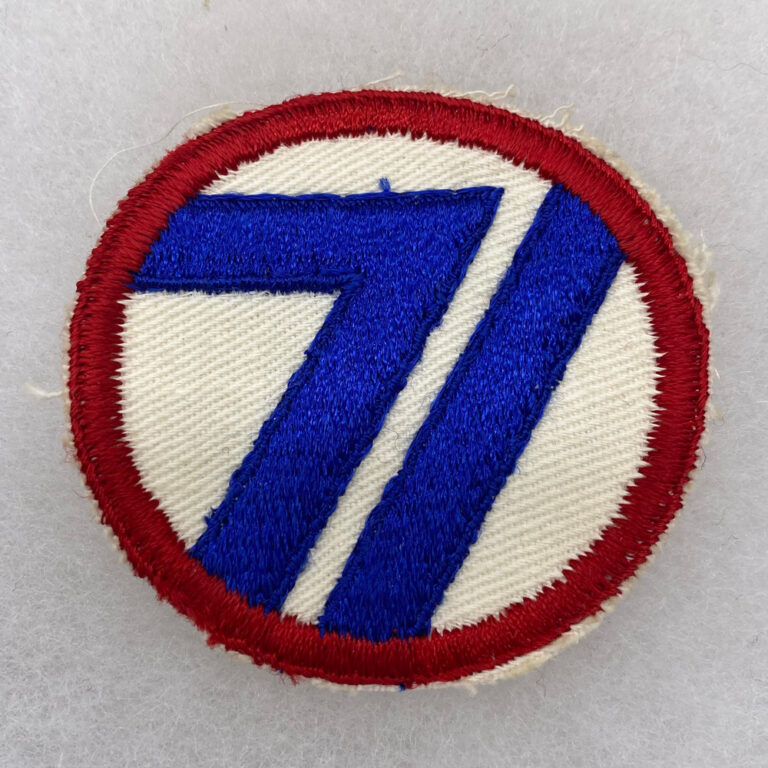WW2 US Army 71st Infantry Division Patch Twill – Fitzkee Militaria ...