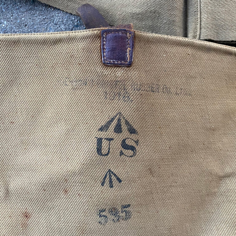 WW1 US Army Officer’s Musette Bag British Made 1918 – Fitzkee Militaria ...