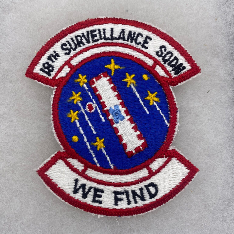 USAF 18th Surveillance Squadron Patch – Fitzkee Militaria Collectibles