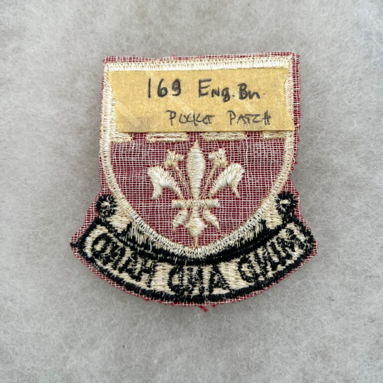 US Army 169th Engineer Battalion Pocket Patch Twill – Fitzkee Militaria ...