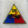WW2 US Army 536th Amphibious Tank Battalion Armored Triangle Patch ...
