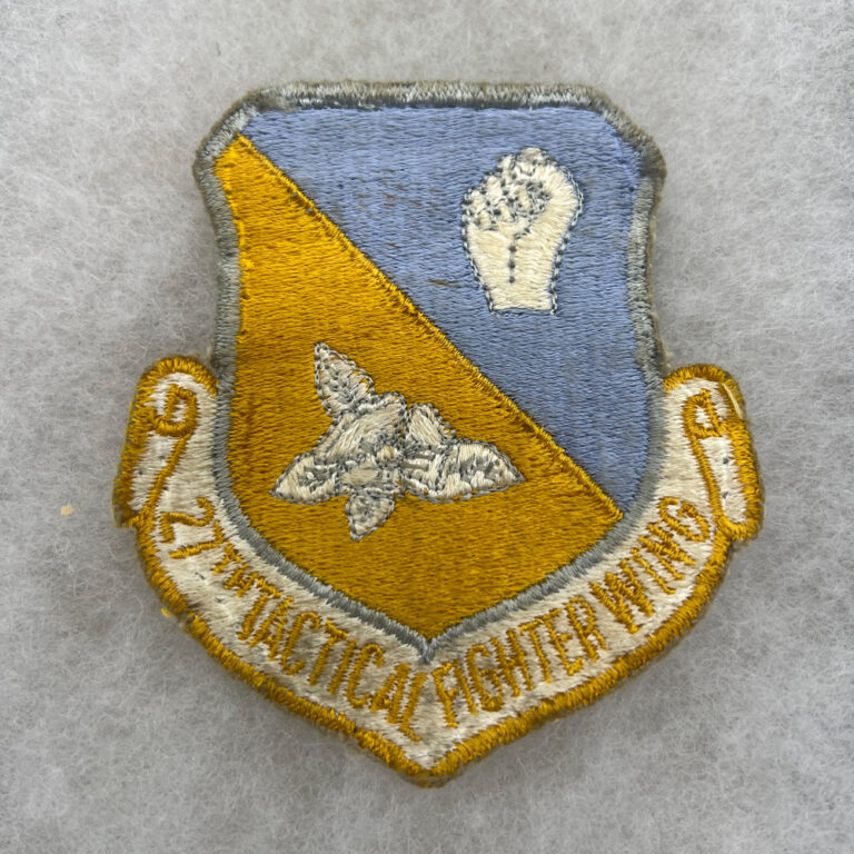 USAF 27th Tactical Fighter Wing Patch – Fitzkee Militaria Collectibles