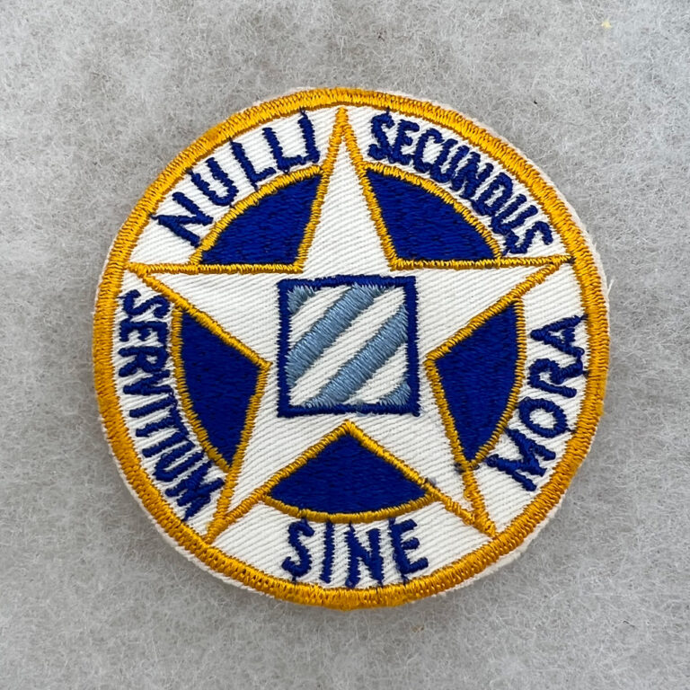 US Army 3rd Infantry Division Pocket Patch Twill – Fitzkee Militaria ...