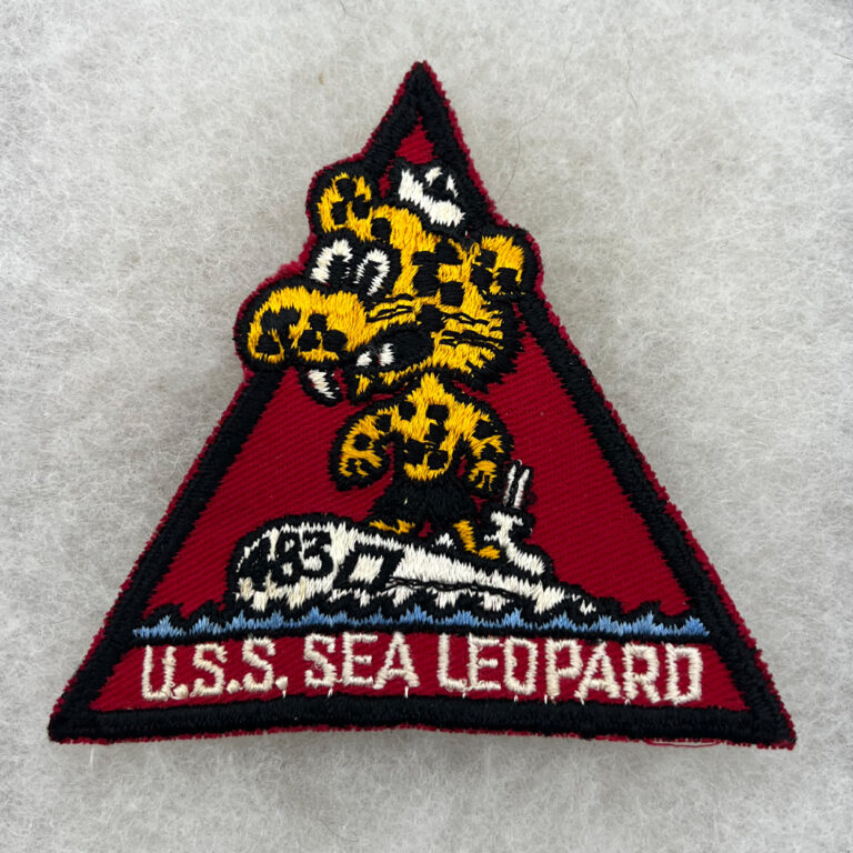 US Navy USS Sea Leopard Patch Twill – Fitzkee Militaria Collectibles