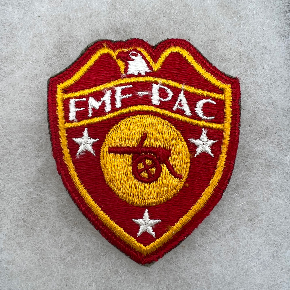 WW2 US Marine Corps FMF-PAC Artillery Patch – Fitzkee Militaria ...