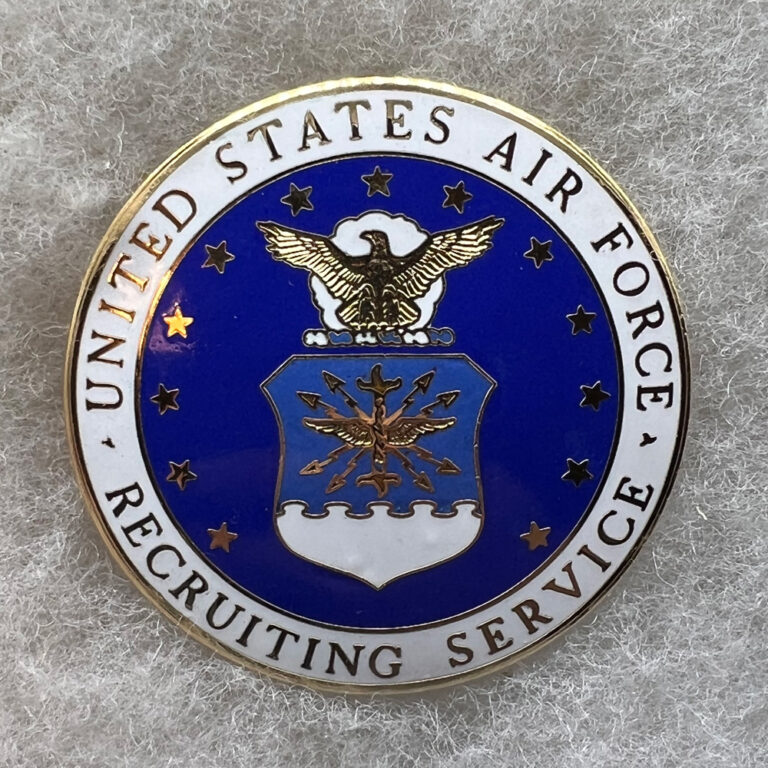 US Air Force Recruiting Service Badge – Fitzkee Militaria Collectibles