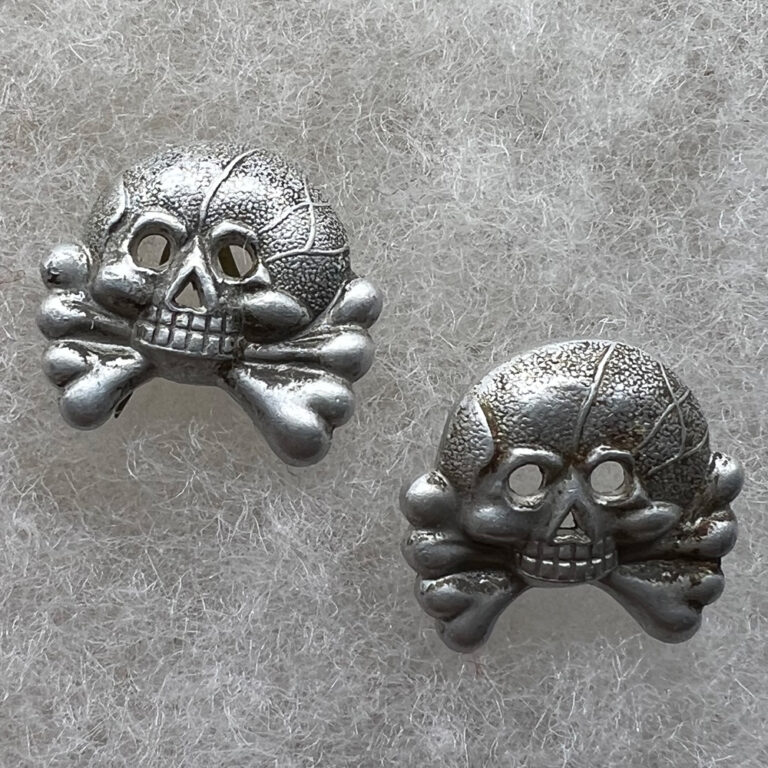 WW2 German Panzer Skull Collar Tab Set – Fitzkee Militaria Collectibles