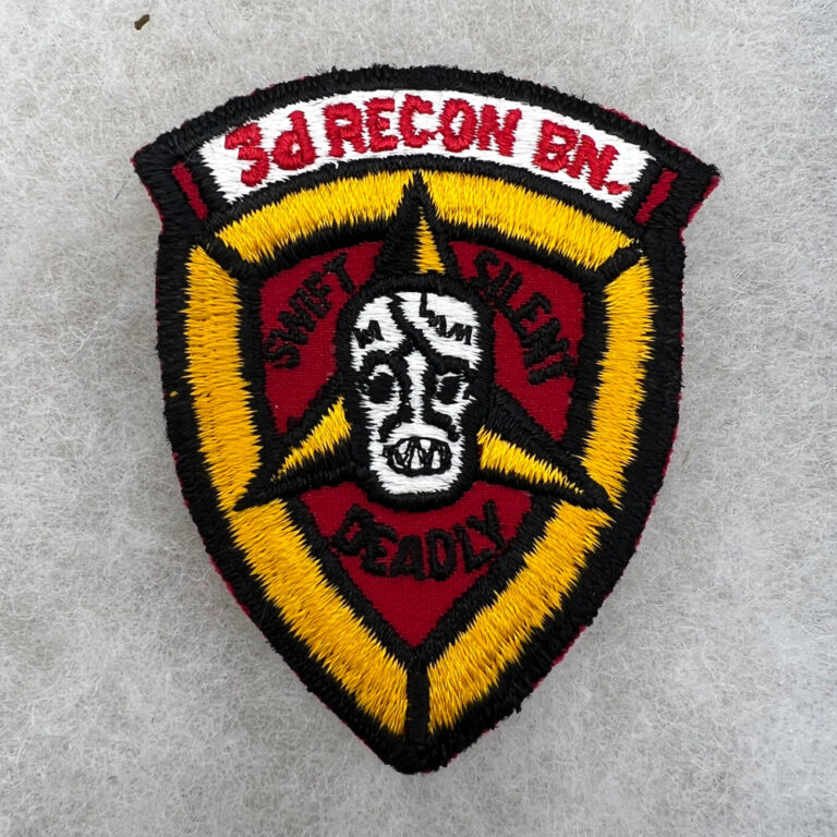 US 3rd Marine Recon Battalion Patch – Fitzkee Militaria Collectibles
