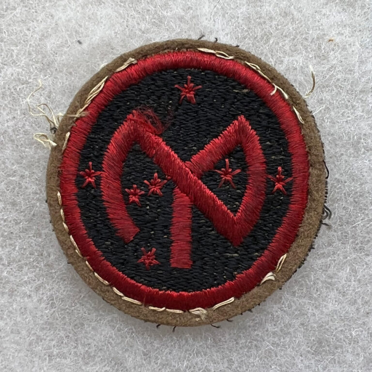 Pre-WW2 US Army 27th Infantry Division Patch Embroidered on Wool ...