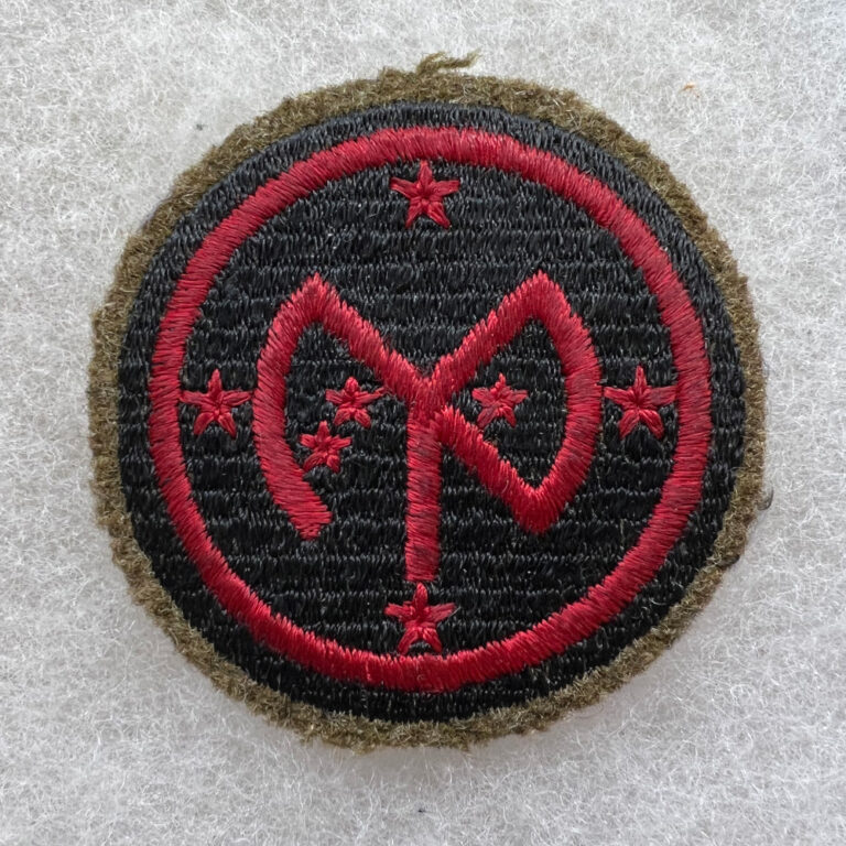 Pre-WW2 US Army 27th Infantry Division Patch Embroidered on Wool ...