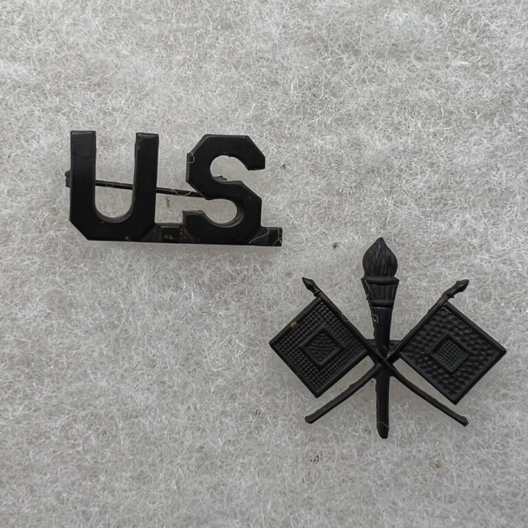 WW1 US Army Signal Corps Officer Collar Insignia Set – Fitzkee ...
