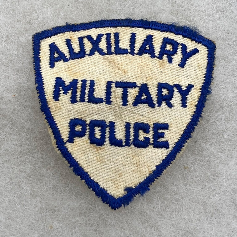 WW2 US Auxiliary Military Police Patch Twill 3 Inch – Fitzkee Militaria ...