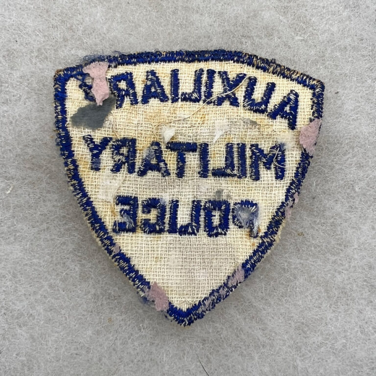 WW2 US Auxiliary Military Police Patch Twill 3 Inch – Fitzkee Militaria ...