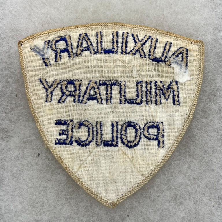 WW2 US Auxiliary Military Police Patch Twill 4 Inch – Fitzkee Militaria ...