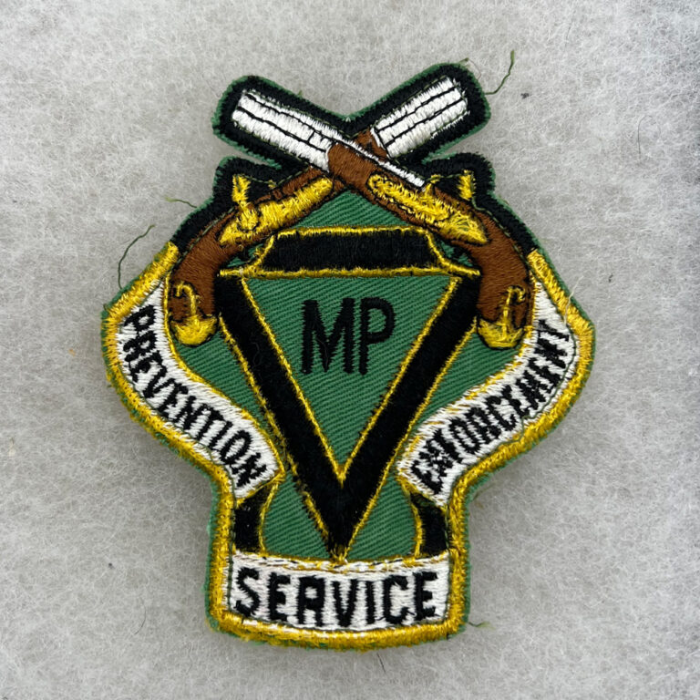 US Army Military Police Pocket Patch Twill – Fitzkee Militaria Collectibles