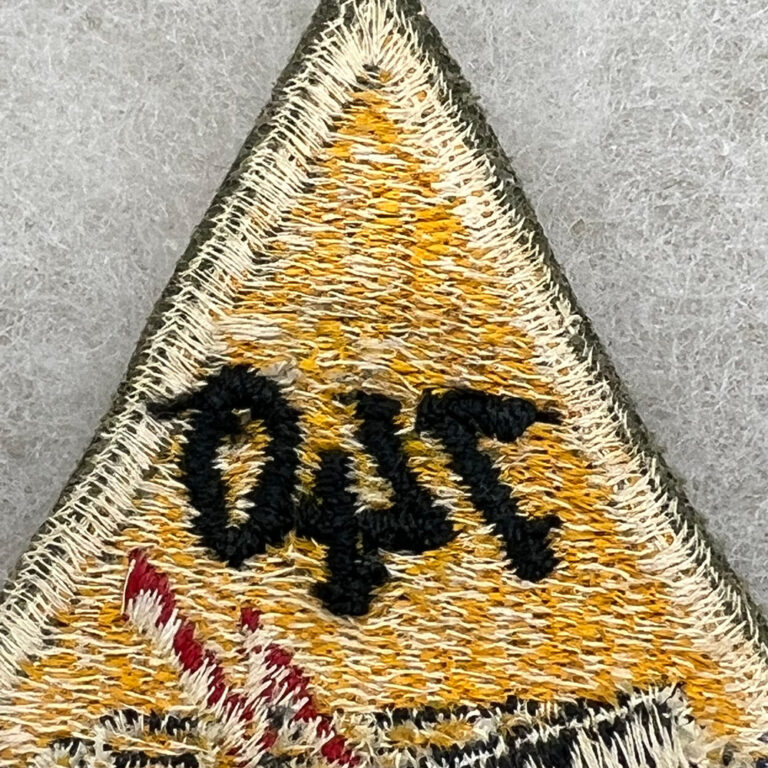 WW2 US Army 740th Tank Battalion Daredevil Armored Triangle Patch ...