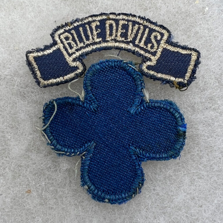 WW2 US Army 88th Infantry Division Blue Devils Patch and Scroll Theater ...