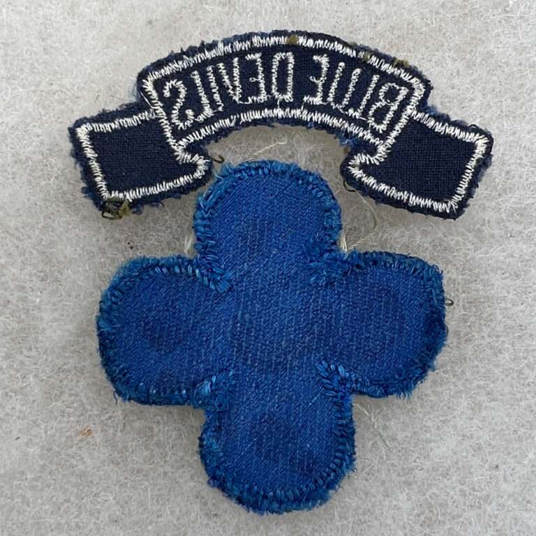 WW2 US Army 88th Infantry Division Blue Devils Patch and Scroll Theater ...