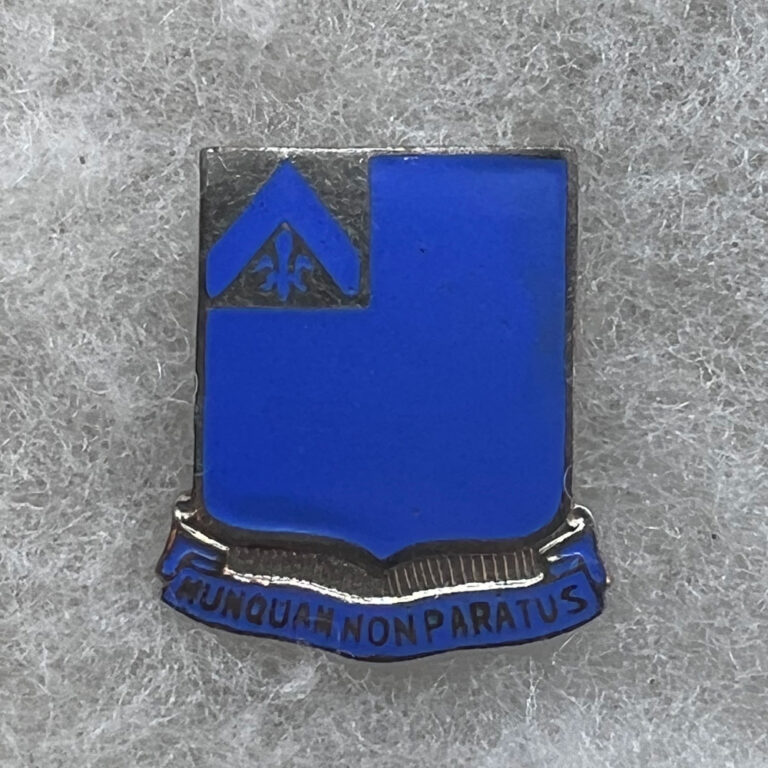 WW2 US Army 185th Infantry Regiment DUI Screwback – Fitzkee Militaria ...