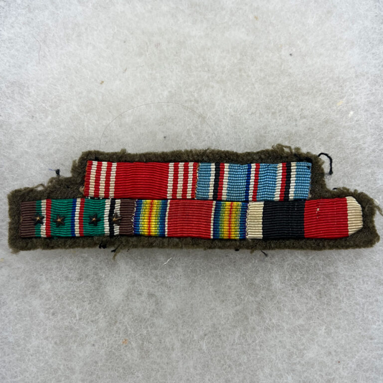 WW2 US Ribbon Bar Rack ETO Theater Made Cloth – Fitzkee Militaria ...