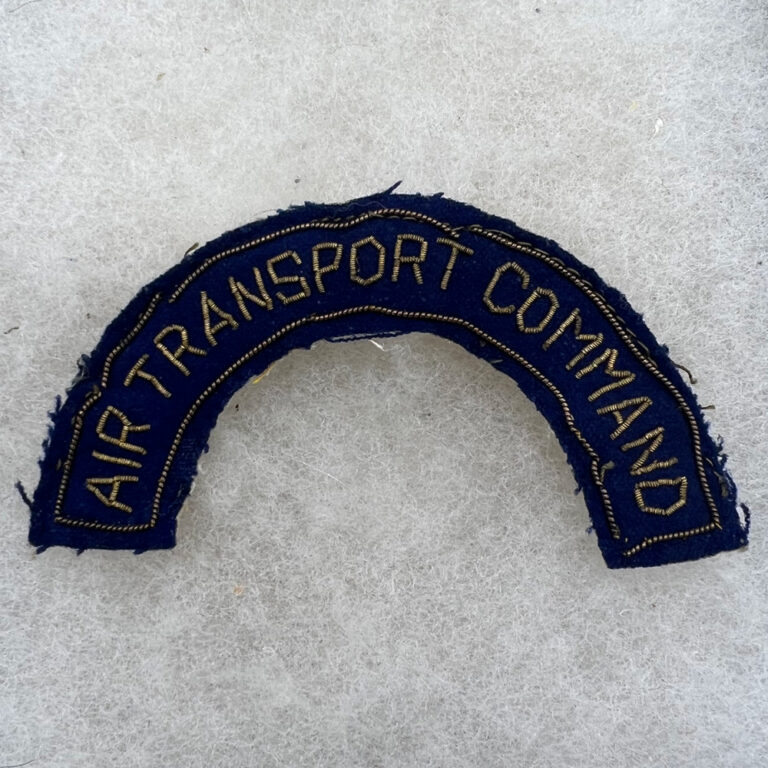 WW2 US Air Transport Command Tab Bullion Theater Made – Fitzkee ...