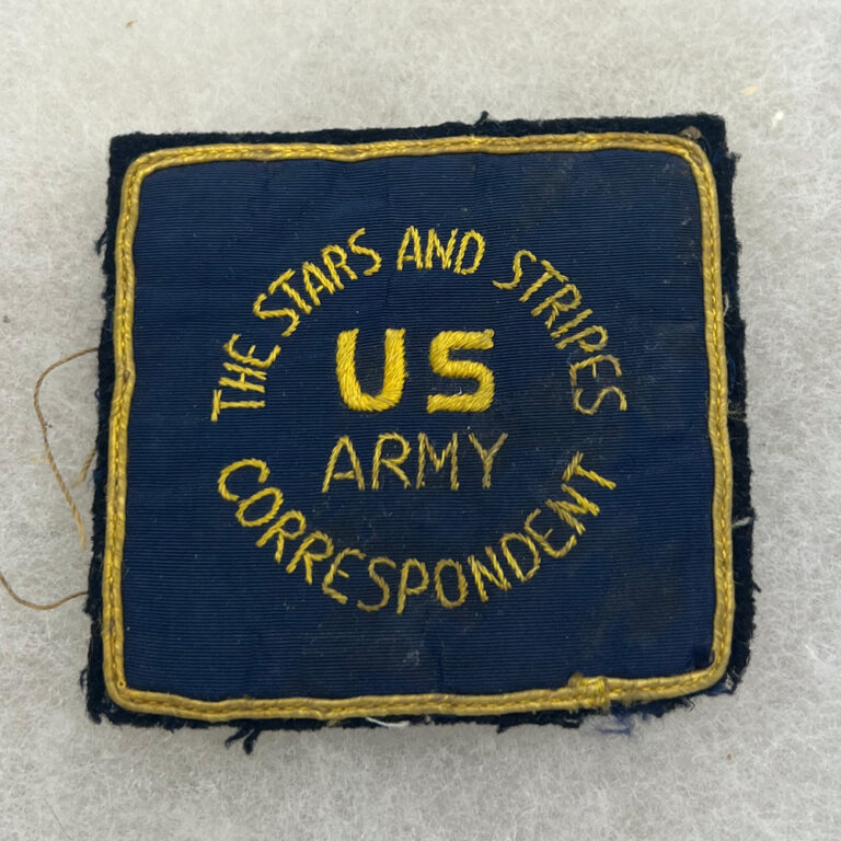 WW2 US Army Stars and Stripes Correspondent Patch Theater Made ...