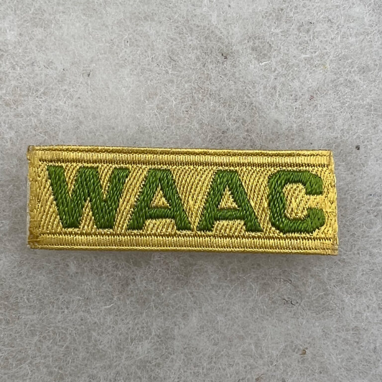 WW2 US WAAC Women’s Auxiliary Army Corps Tab Woven – Fitzkee Militaria ...