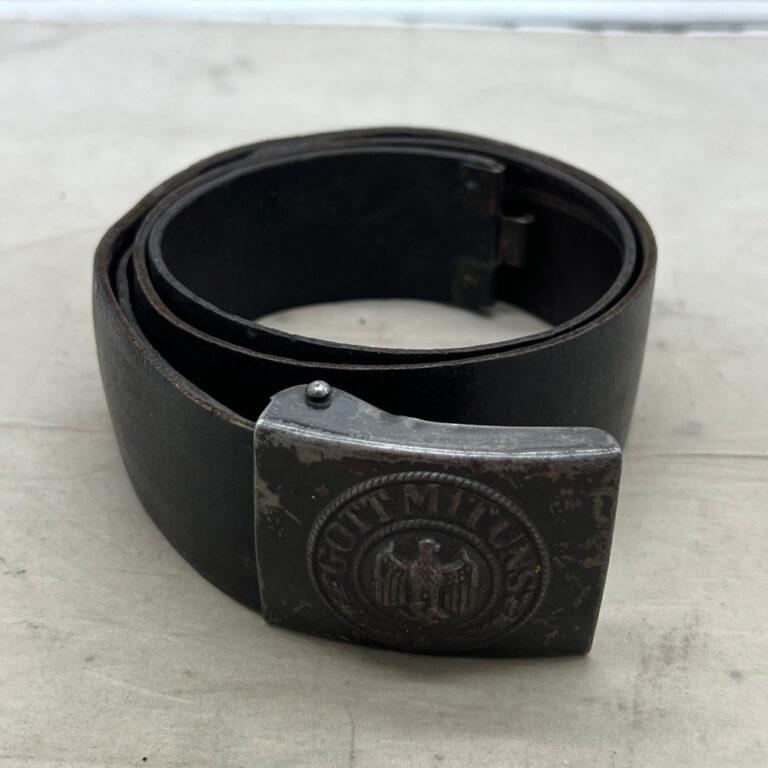 WW2 German Army Enlisted Belt and Buckle – Fitzkee Militaria Collectibles