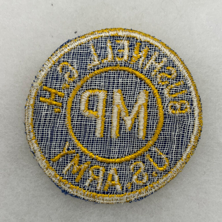 WW2 US Army Bushnell General Hospital Military Police Patch Twill ...