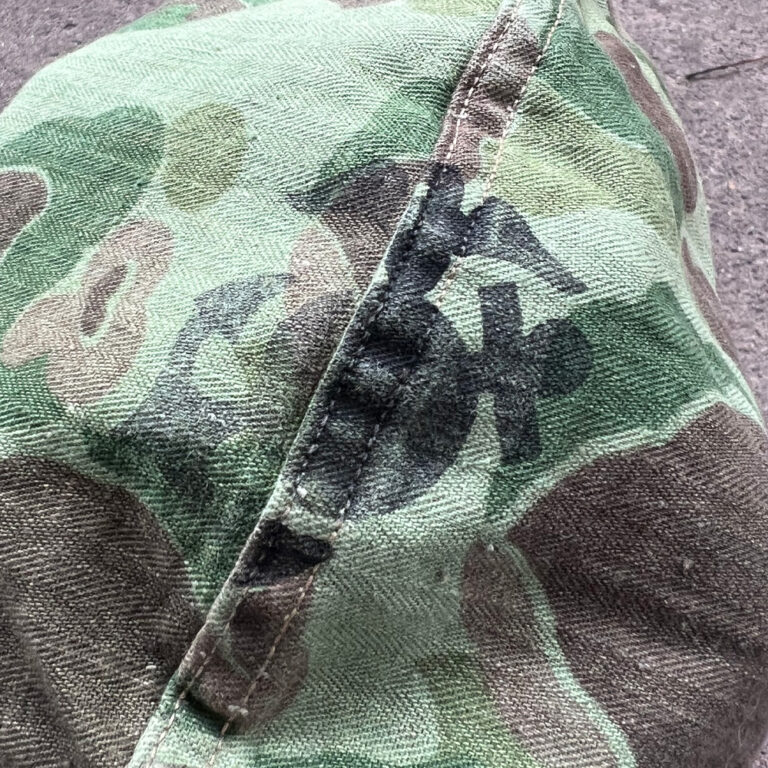 WW2 US Marine Corps Frogskin Camo Helmet Cover First Pattern With Post ...