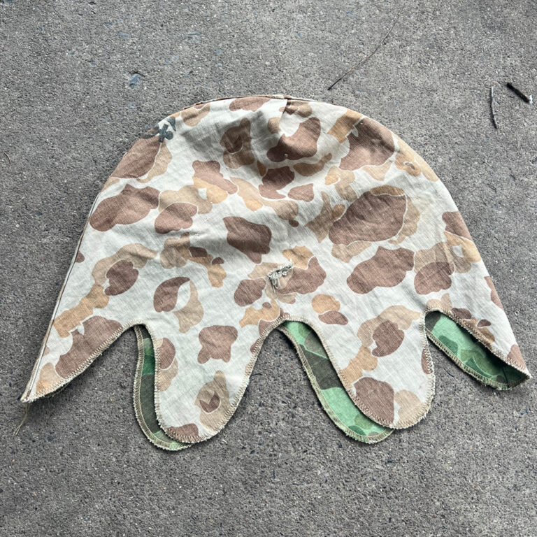 WW2 US Marine Corps Frogskin Camo Helmet Cover First Pattern With Post ...