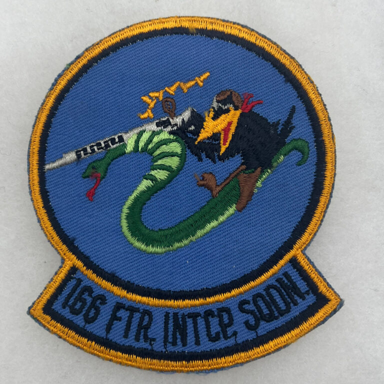 USAF 166th Fighter Interceptor Squadron Patch Twill – Fitzkee Militaria ...