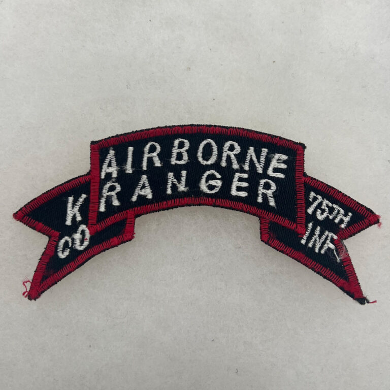 US Army Airborne Ranger K Company 75th Infantry Ranger Scroll ...