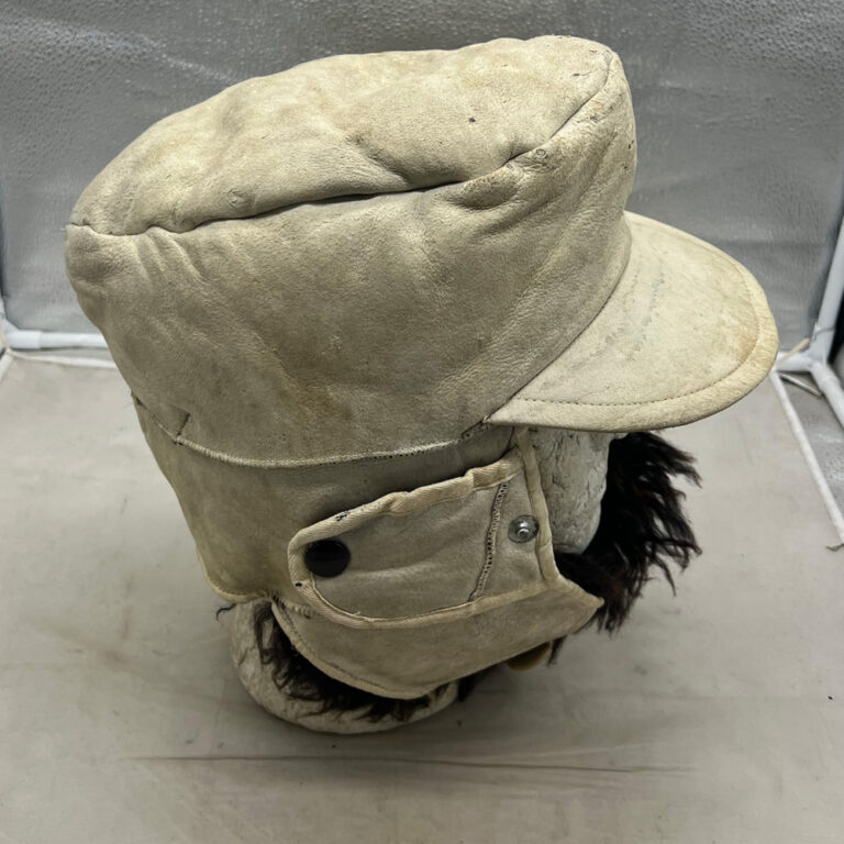 WW2 German Luftwaffe Shearling Winter Cap – Fitzkee Militaria Collectibles
