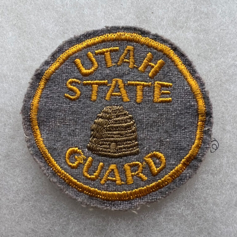WW2 Utah State Guard Patch Felt – Fitzkee Militaria Collectibles