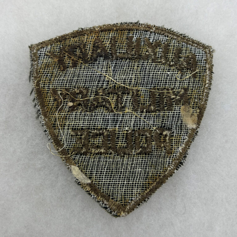 WW2 US Auxiliary Military Police Patch OD Twill – Fitzkee Militaria ...