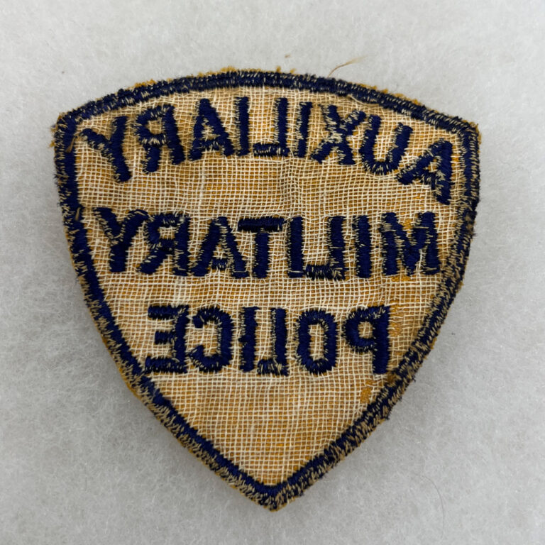 WW2 US Auxiliary Military Police Patch Twill – Fitzkee Militaria ...