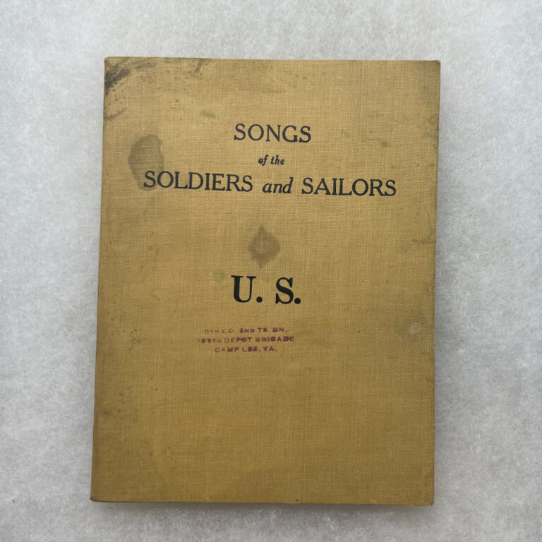 WW1 US Songs Of The Soldiers And Sailors Booklet – Fitzkee Militaria ...