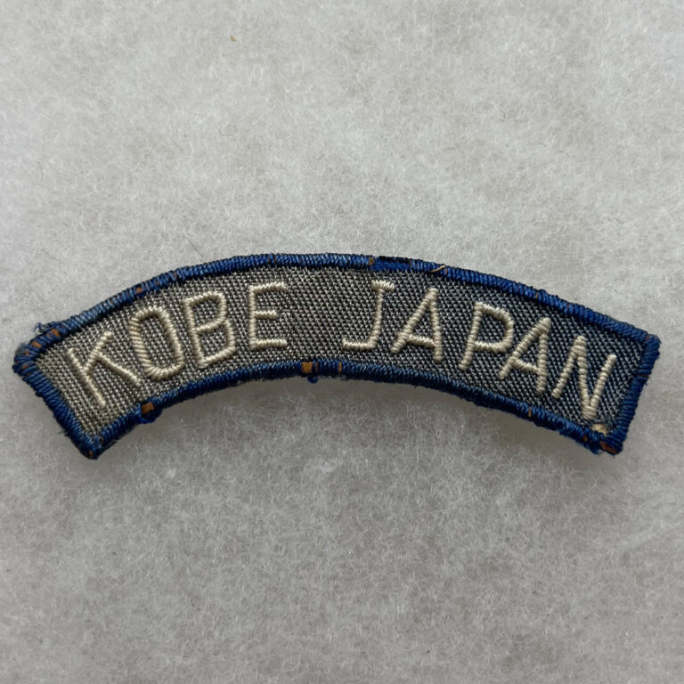 US Kobe Japan Tab Japanese Made Silk – Fitzkee Militaria Collectibles