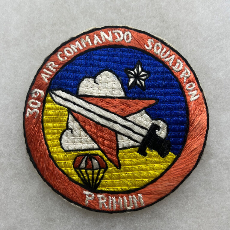 USAF 309th Air Commando Squadron Patch Quilted Vietnamese Made ...